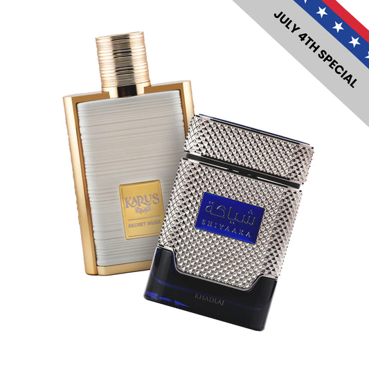Khadlaj Karus Secret Musk & Shiyaaka Blue Fragrance Bundle for Men ...