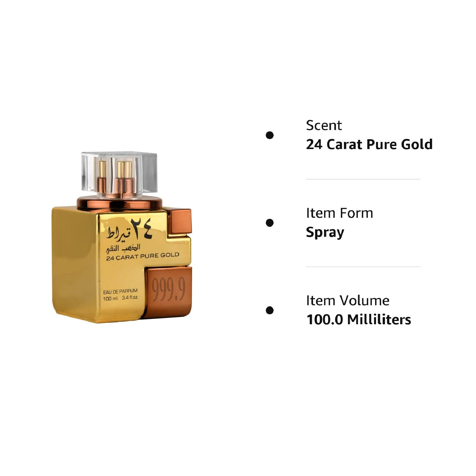 Lattafa 24 Carat Pure Gold Eau de Parfum for Everyone – Beauty House